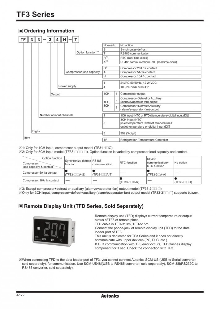 TF3 Series document page 2