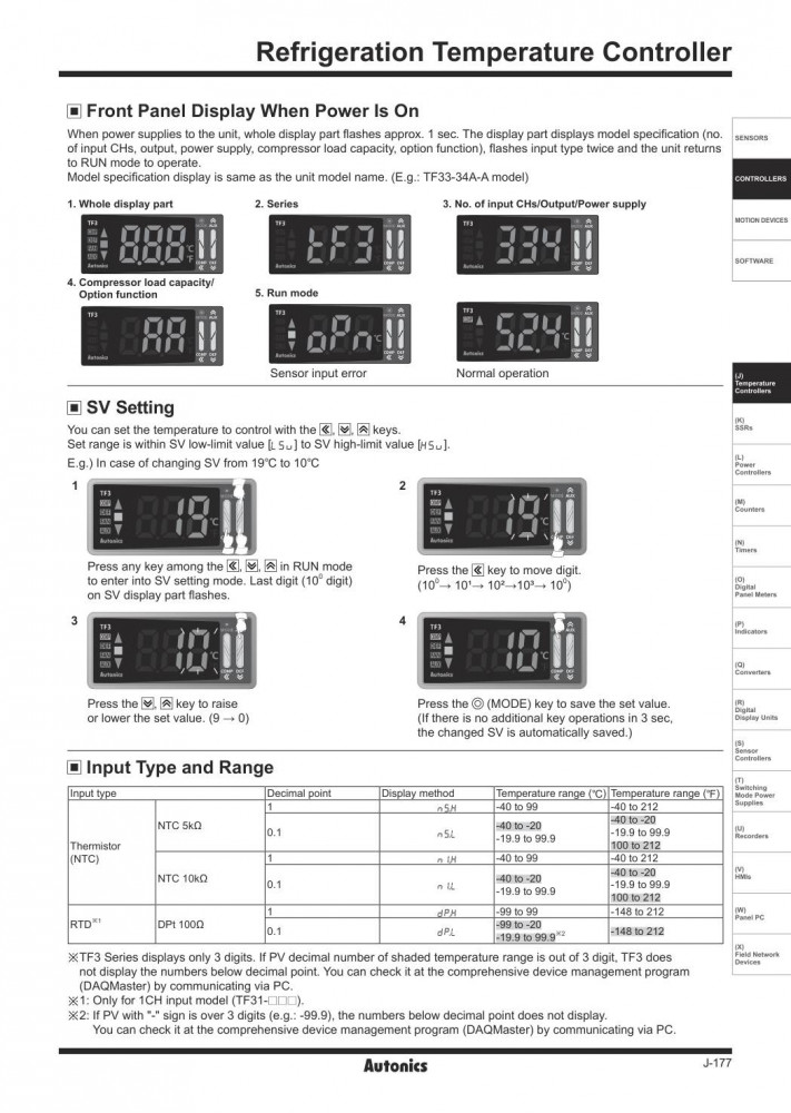 TF3 Series document page 7