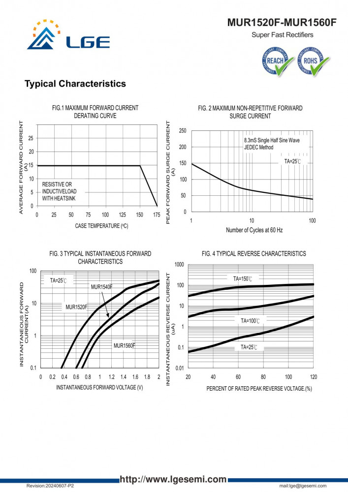 LGE MUR1560F datasheet page 2