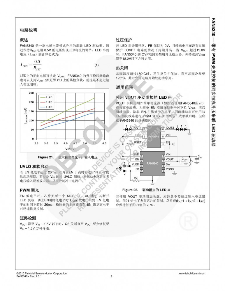 FAN5340 technical document page 10