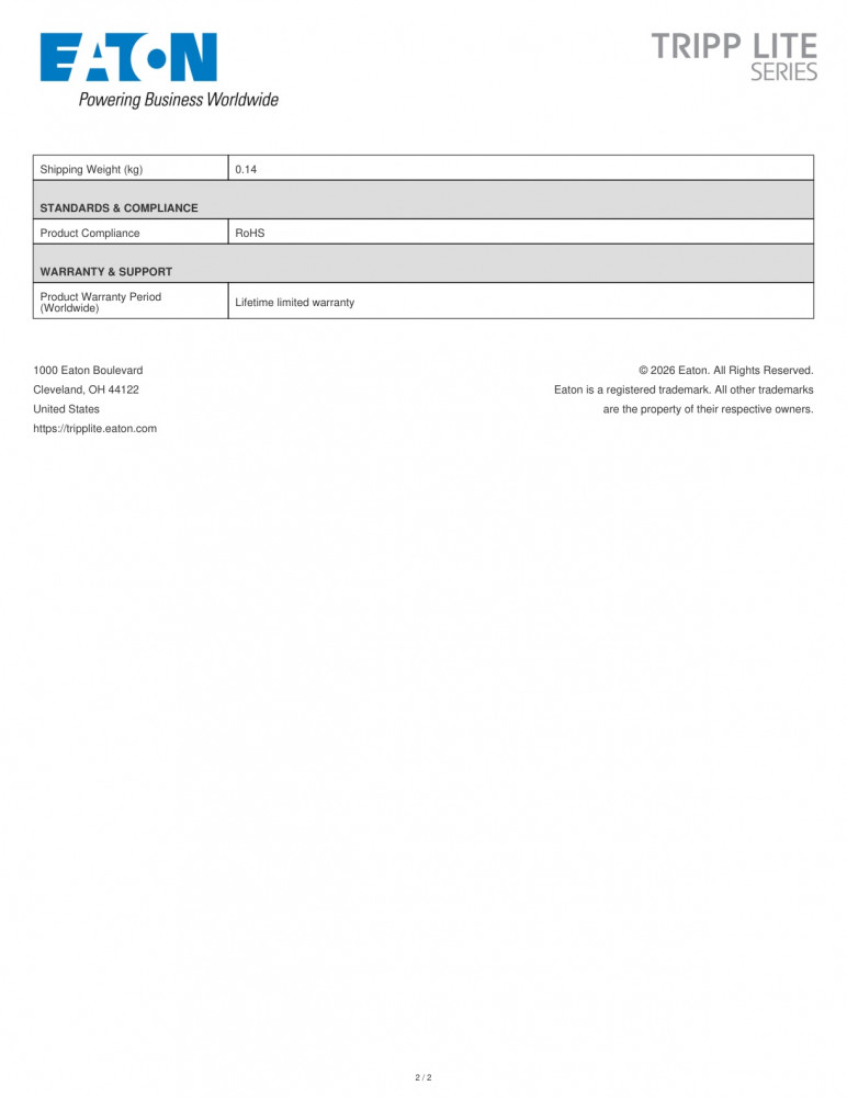 P450-010 product document, page 2