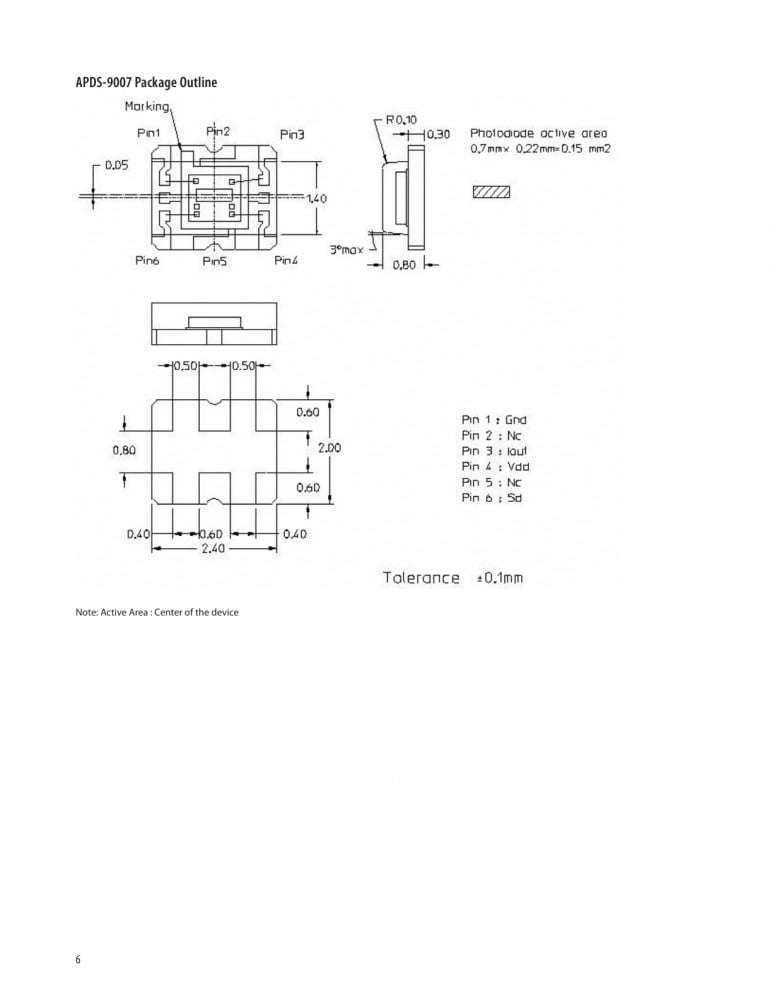 APDS-9007 datasheet page 6