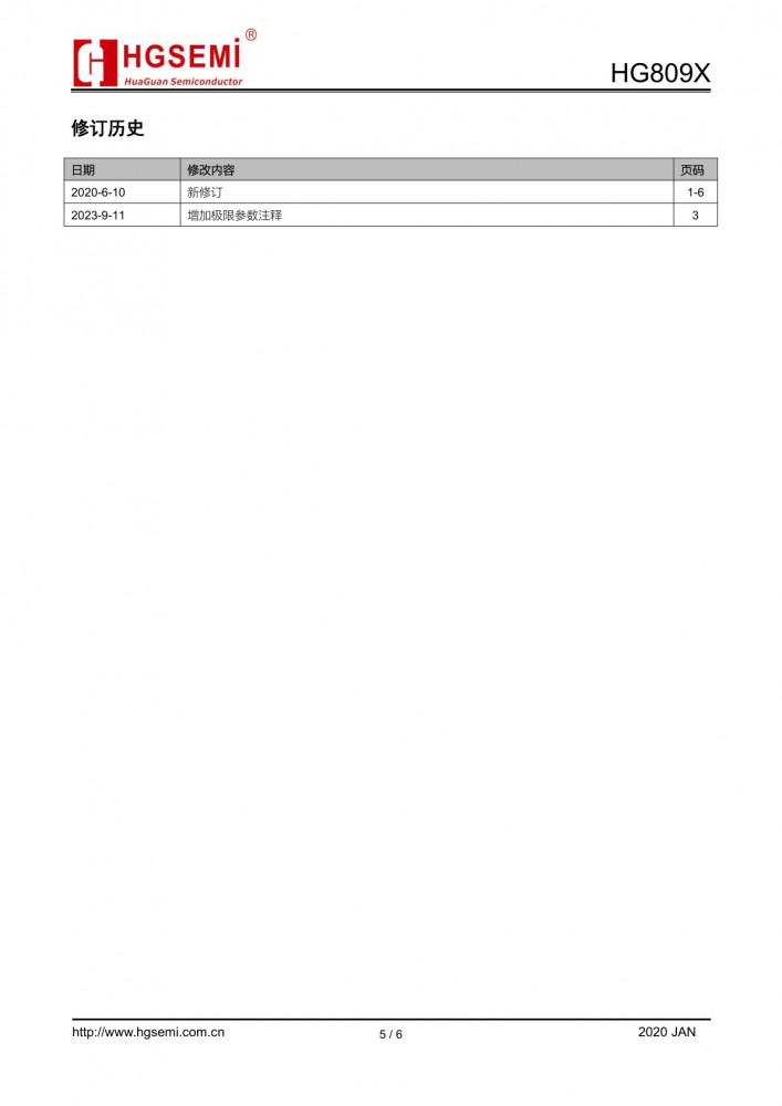 HG809SM3/TR datasheet page 5