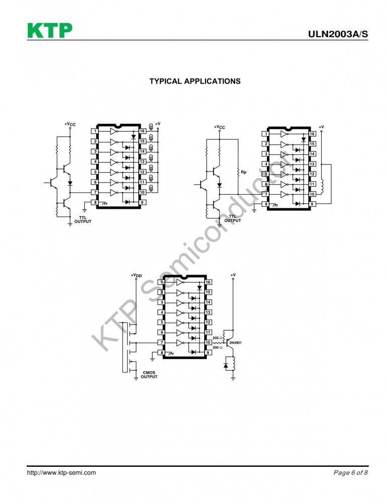 ULN2003S datasheet page 6
