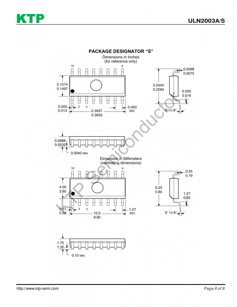 ULN2003S datasheet page 8