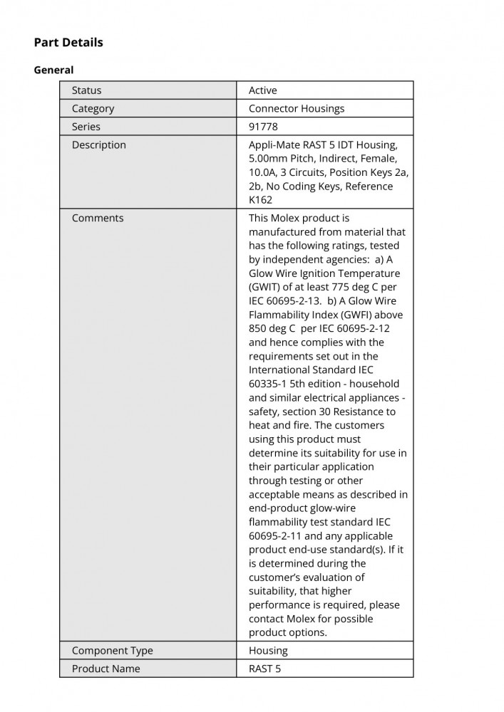 MOLEX 917780162 technical document image 2