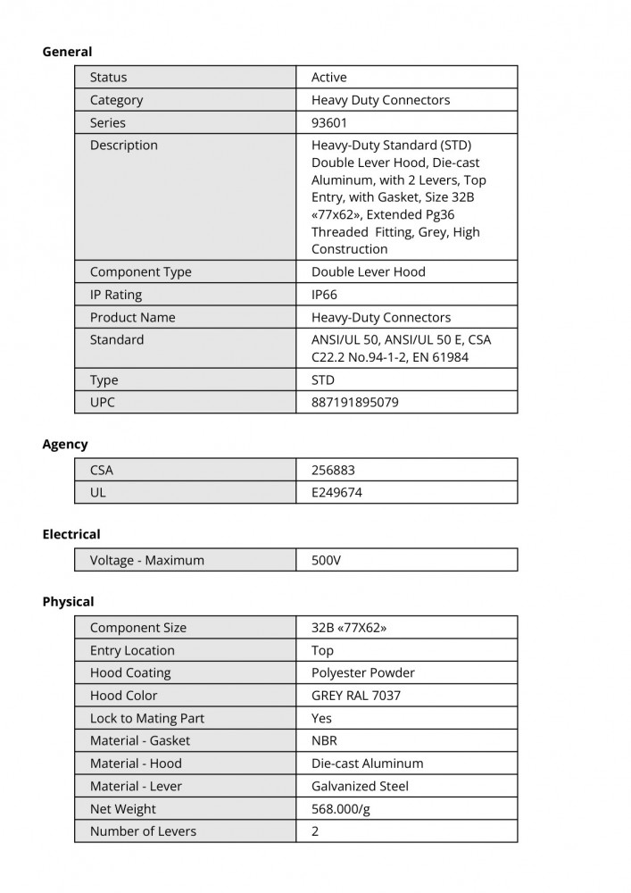 Technical document image 2 for MOLEX 936014411