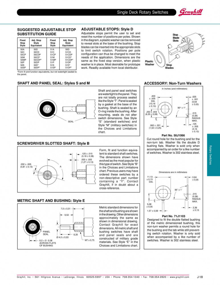 Grayhill Series 50 and 51 product documentation page 4