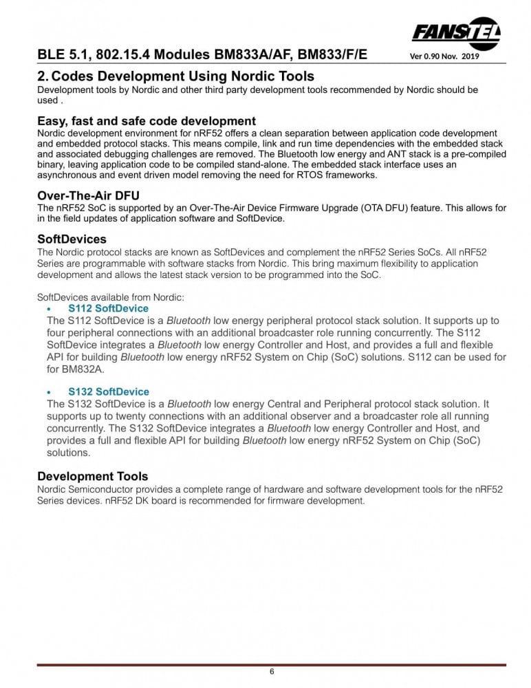 BM833 datasheet page 6