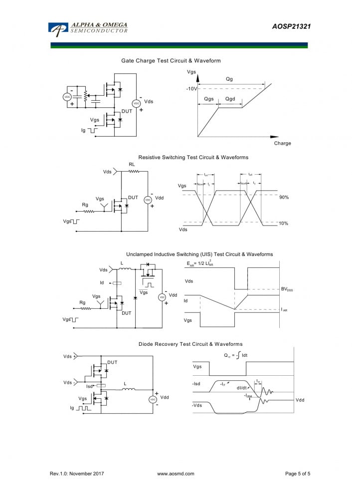 AOSP21321 datasheet page 5