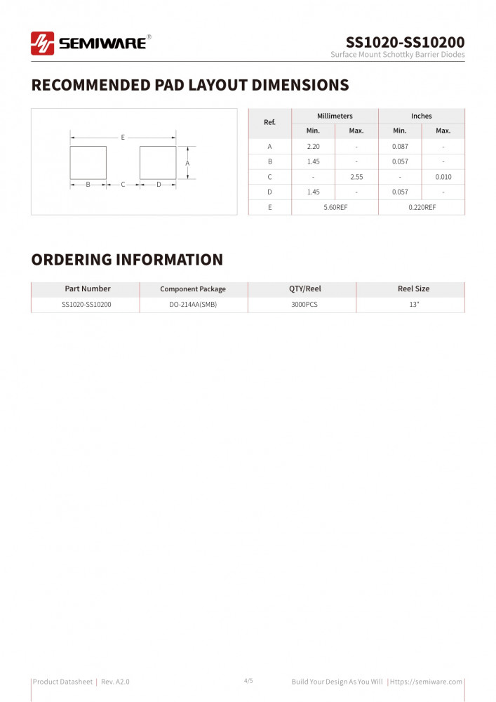 SEMIWARE SS1080 datasheet page 4