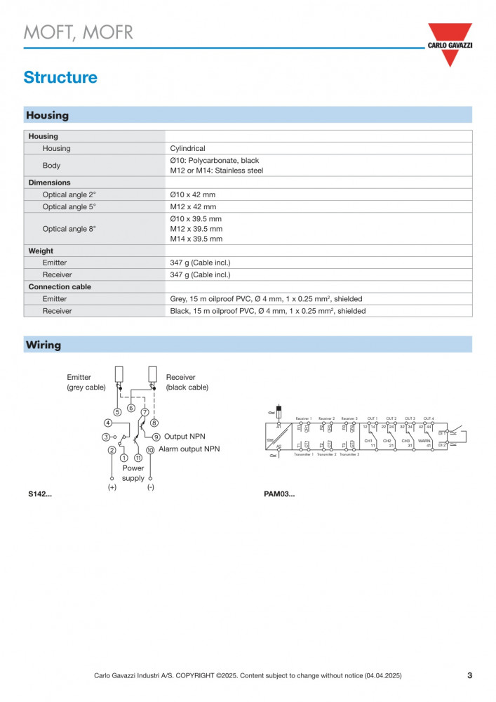 MOFR-M14-8 technical document page 3