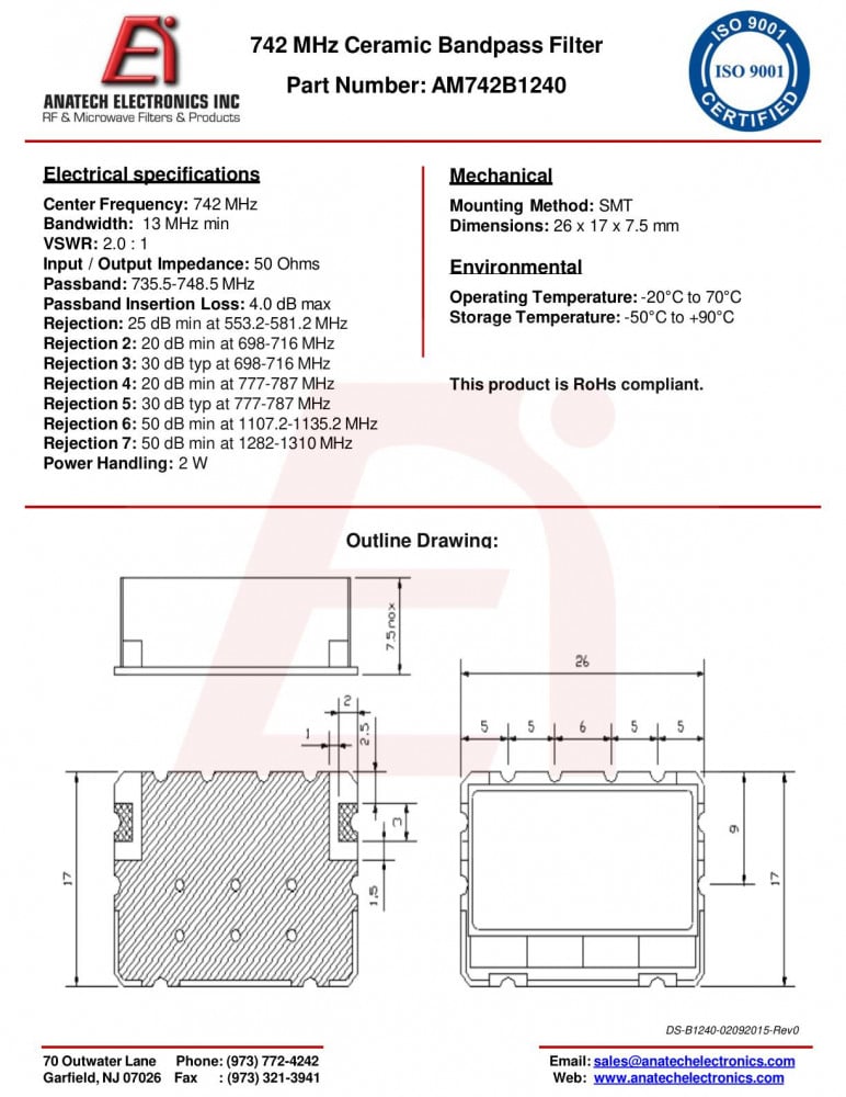 AM742B1240 document page 1
