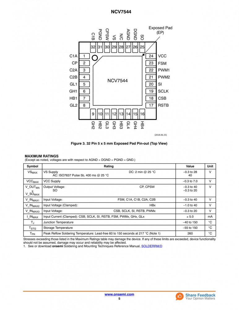 NCV7544 document page 5