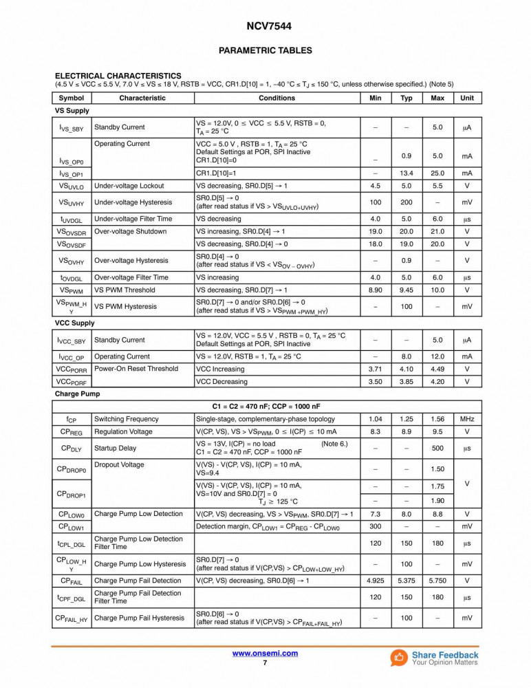 NCV7544 document page 7