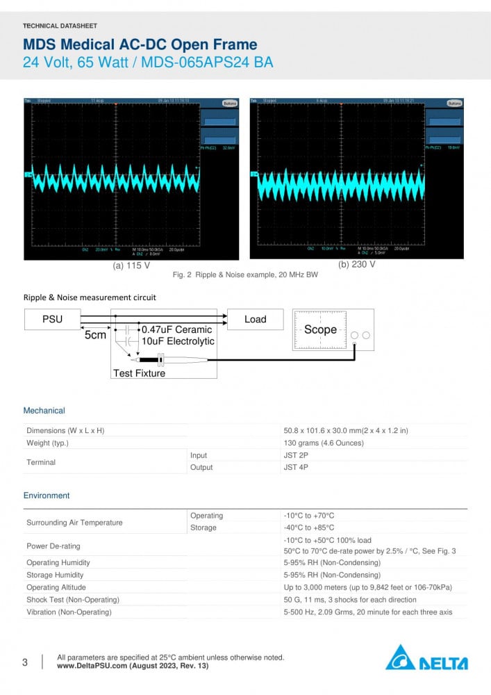 MDS-065APS24 BA datasheet page 3