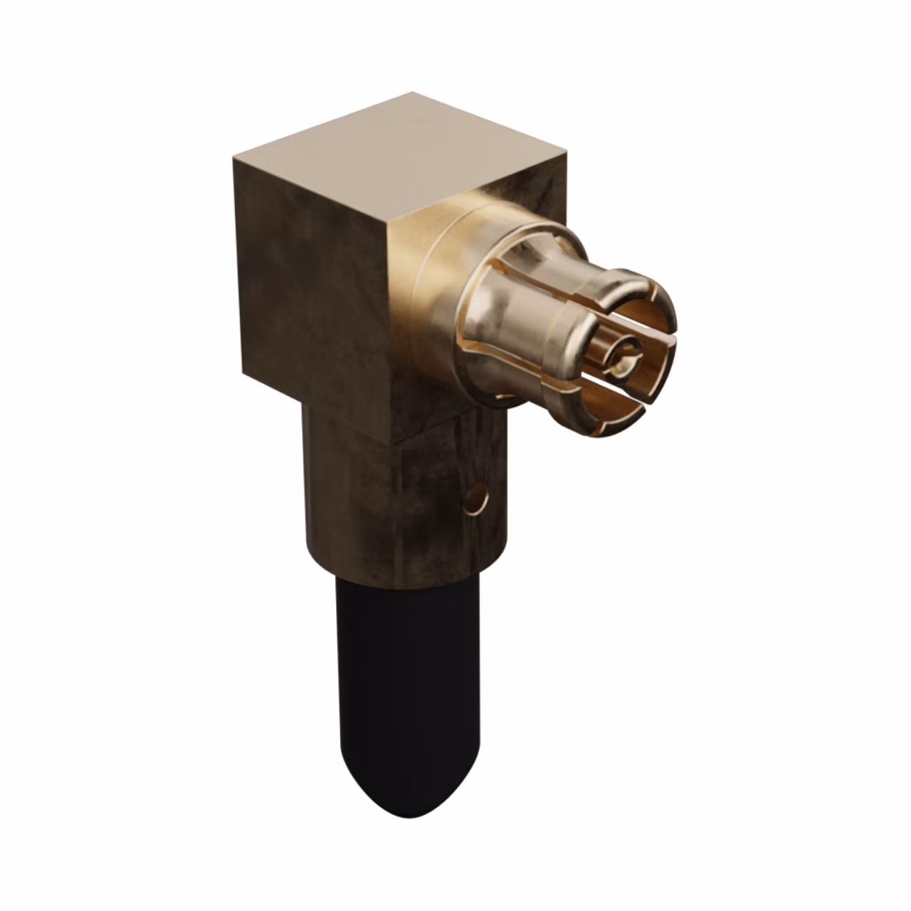 SMPM Jack, Right-Angle, Solder, .086