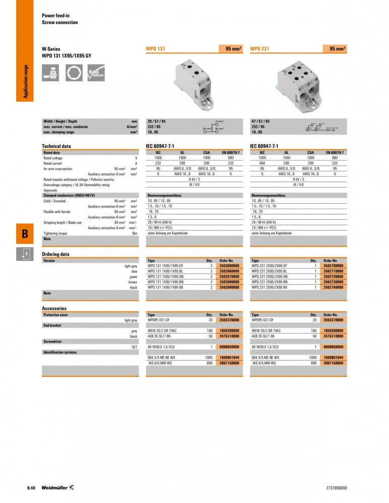 WEIDMULLER WPD 131 product documentation page 5