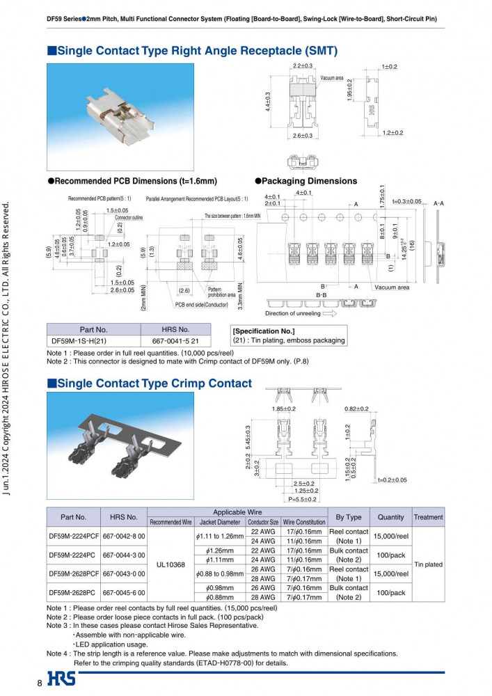 HRS DF59 catalog page 8