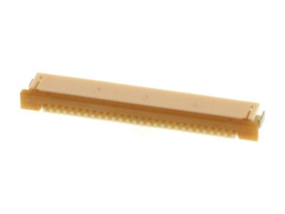 Easy-On FFC/FPC Connector, 1.00mm Pitch, Slider Series, Right-Angle, Bottom Contact, 3.00mm Height, 29 Circuits, Tin-Bismuth Plating