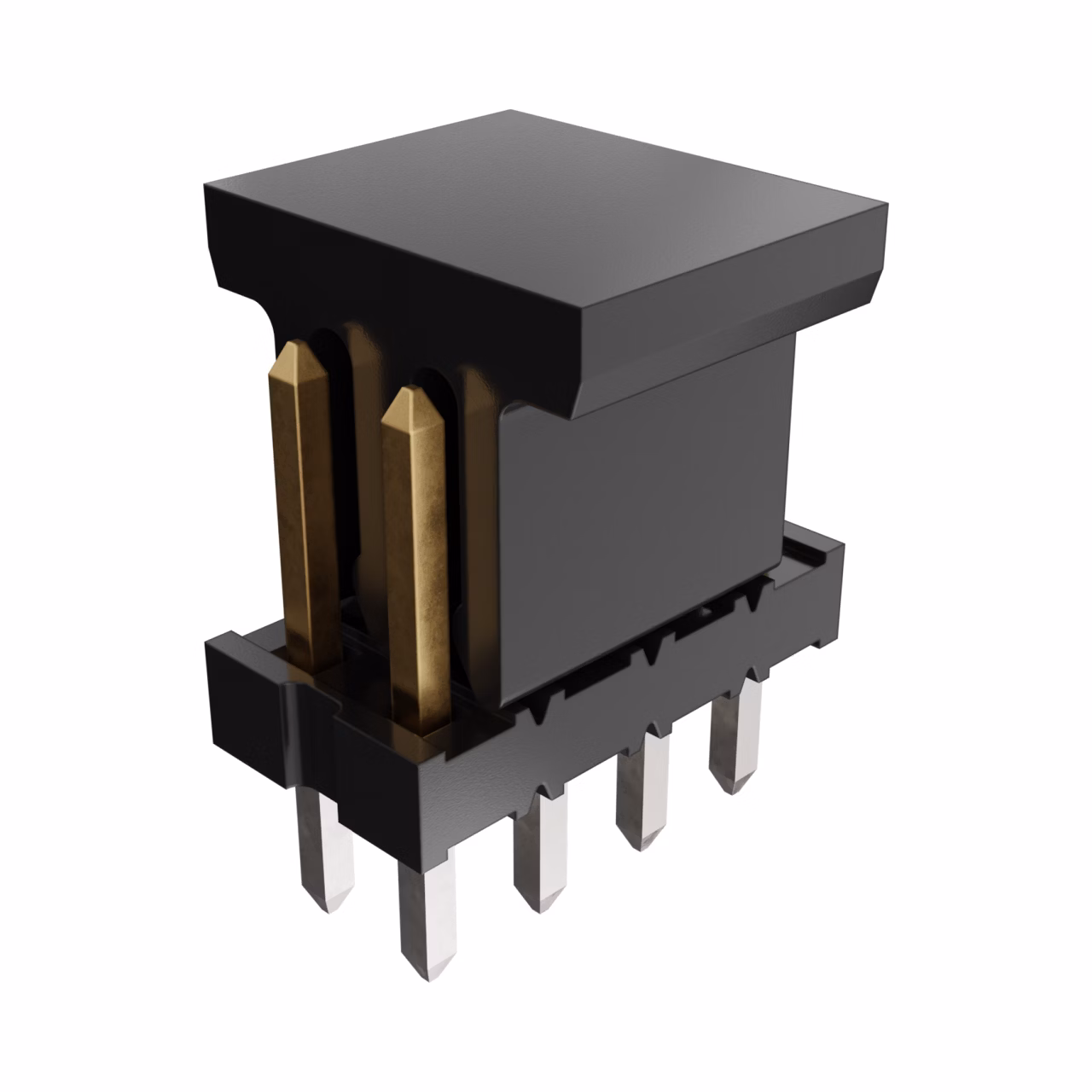 2.00mm Pitch Milli-Grid Header, Vertical, Through Hole, 8 Circuits, 0.38µm Gold (Au) Plating, Mating Pin Length 8.50mm, Tail Length 2.00mm, Tray, Lead-Free