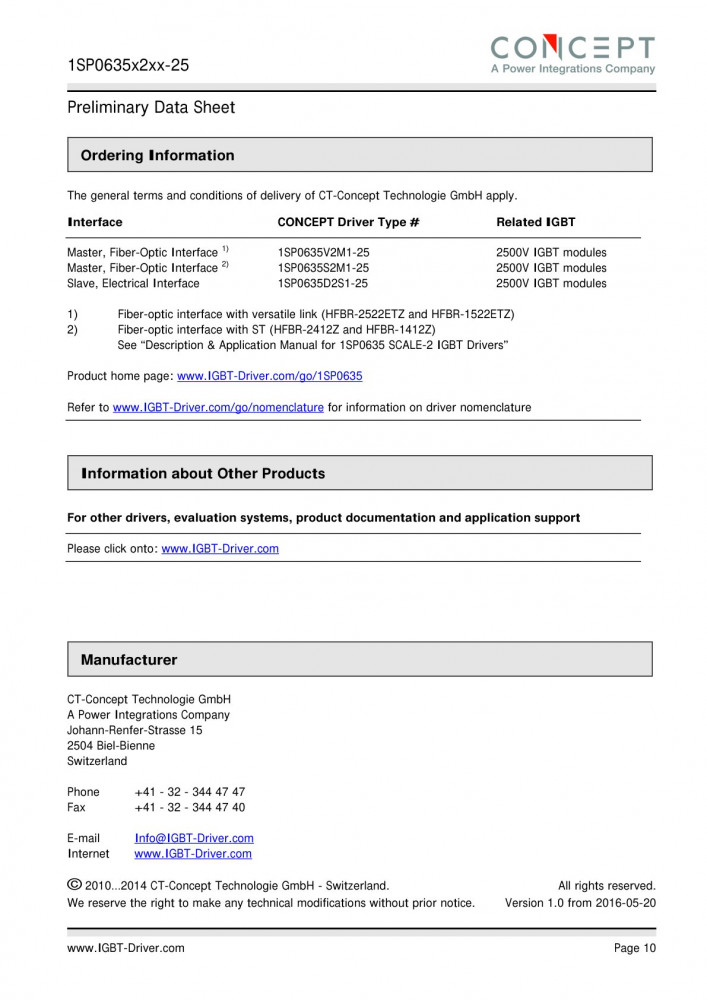 1SP0635S2M1-25 data sheet page 10