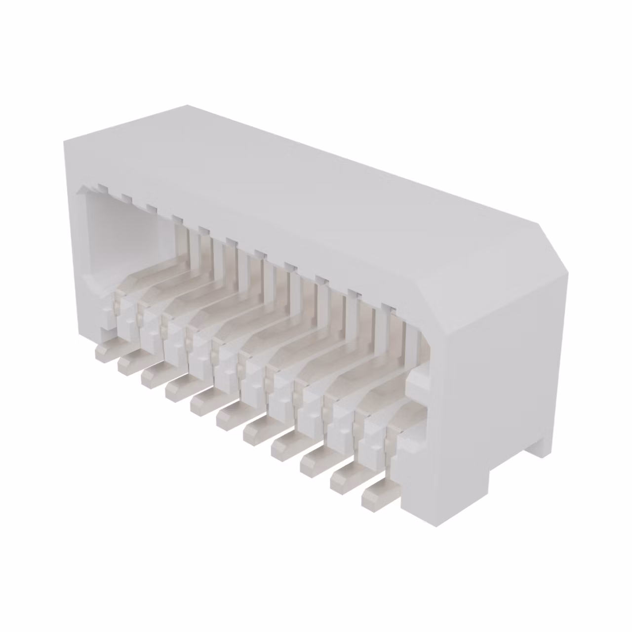 SlimStack Board-to-Board Connector, 0.80mm Pitch, Plug, 5.65mm Mated Height, 22 Circuits, Right-Angle, without Boss for sale