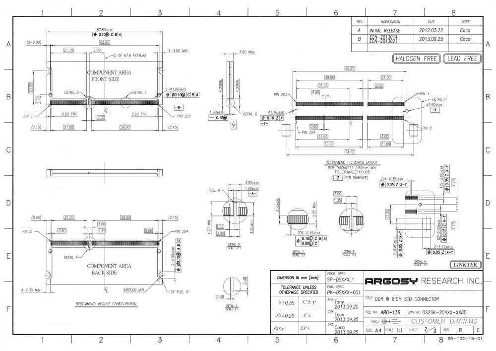 DS2SK-20401-TP8D technical document page 2