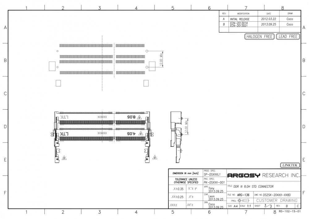DS2SK-20401-TP8D technical document page 3