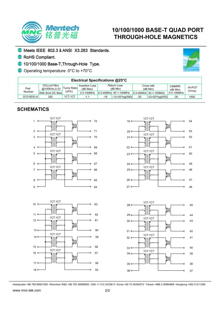 G7216DG-A datasheet page 2