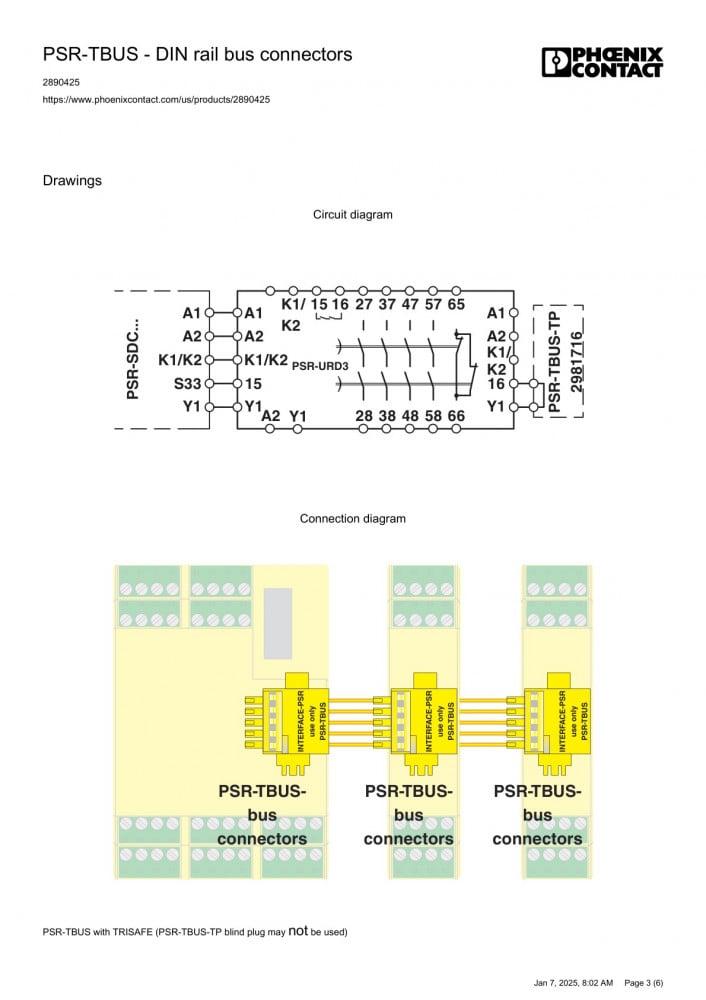 Phoenix Contact 2890425 technical document page 3