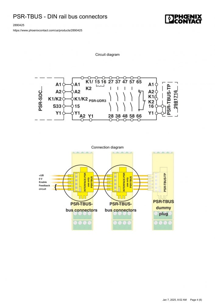 Phoenix Contact 2890425 technical document page 4