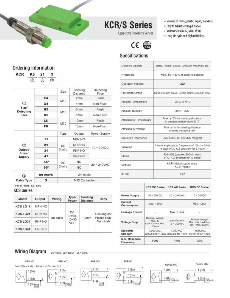KCS Series technical document, page 1