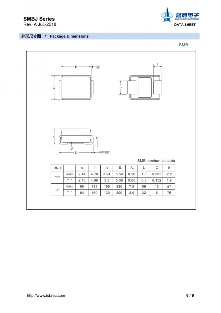 SMBJ6.0CA datasheet page 6