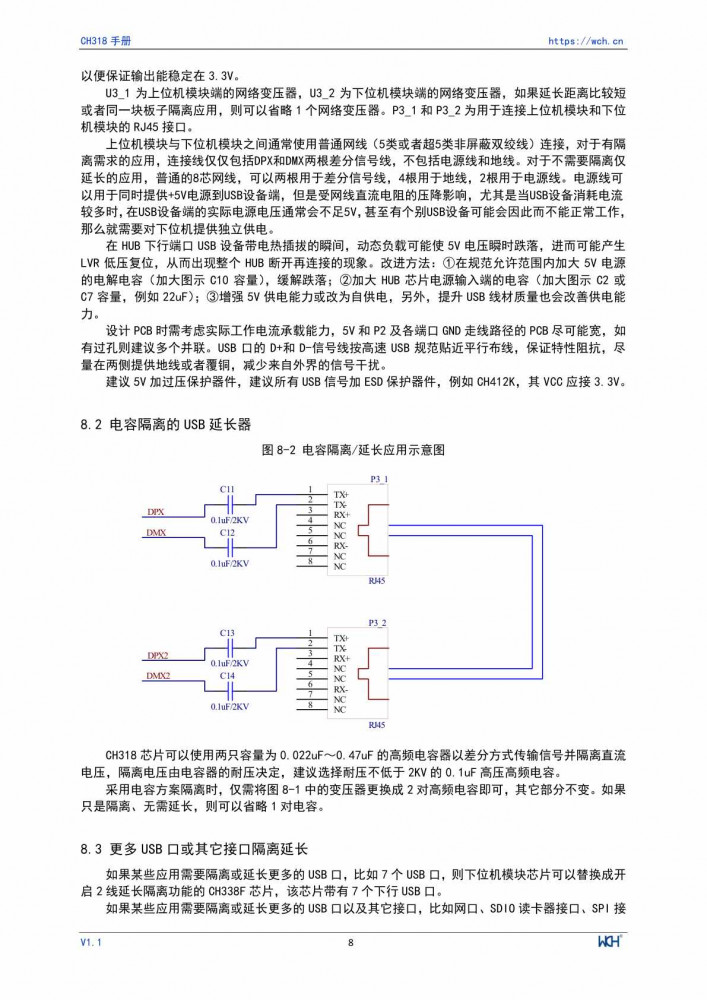 CH318T datasheet page 8
