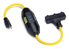 Super-Safeway Angled GFCI Outlet Box, F3 (3/4