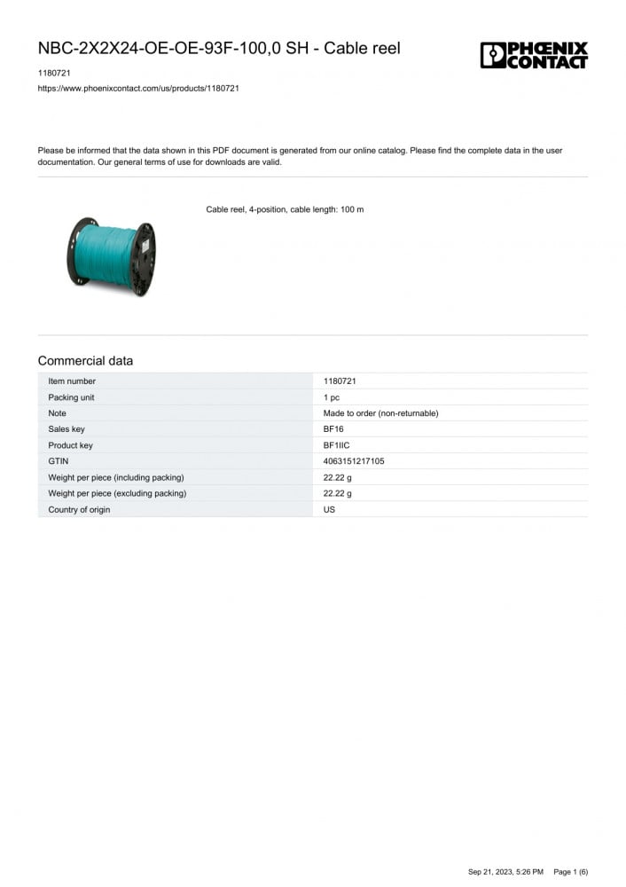 1180721 technical document page 1