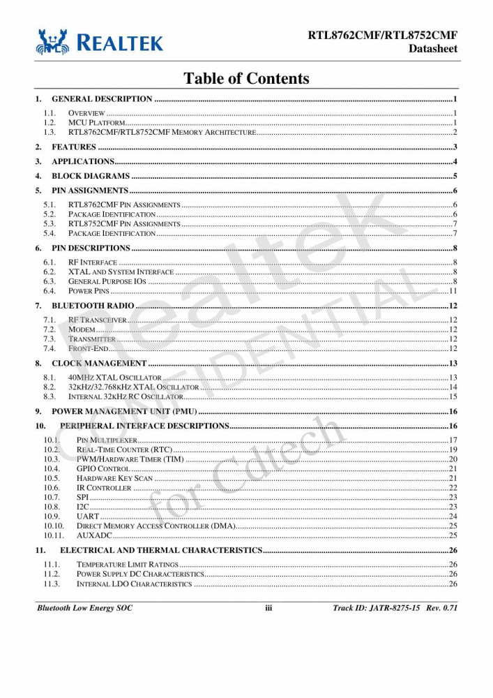 RTL8752CMF technical document page 3