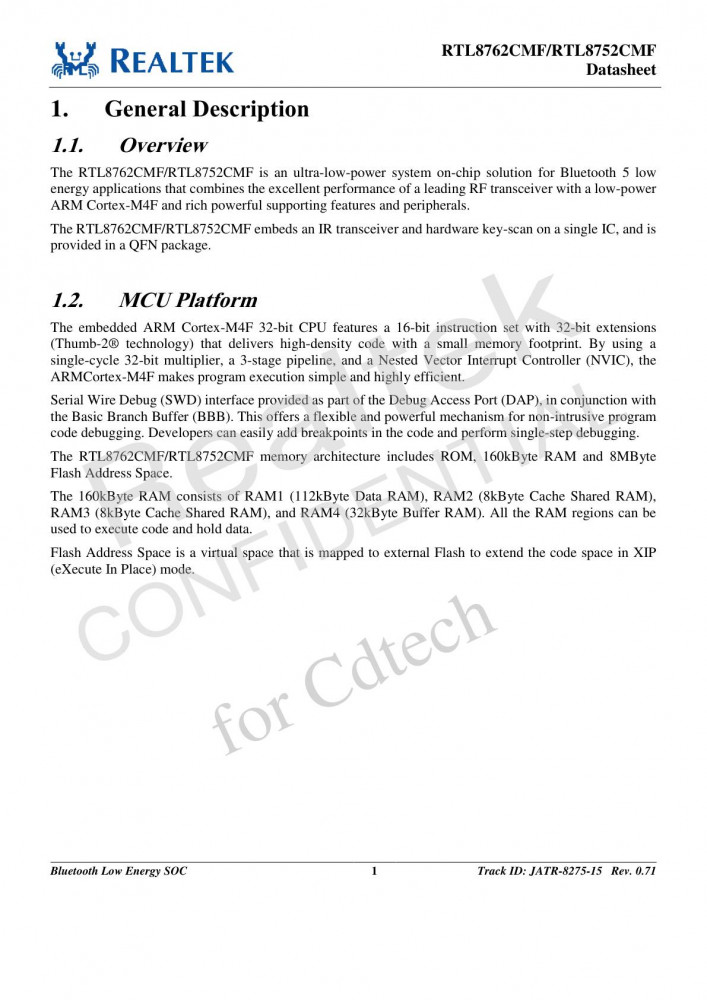 RTL8752CMF technical document page 7