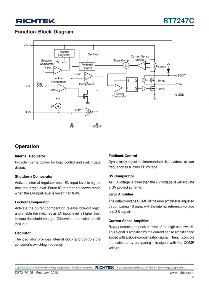 RT7247C datasheet page 3