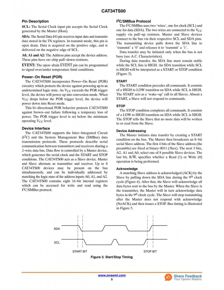 CAT34TS00 datasheet page 5