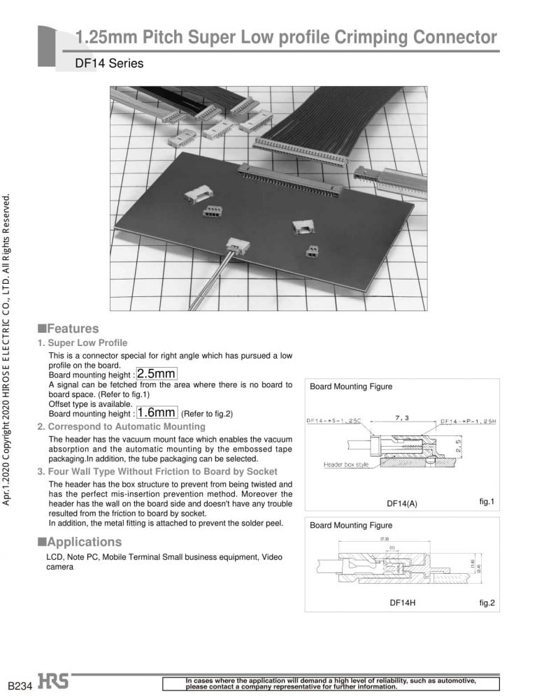 DF14 series technical document page 1