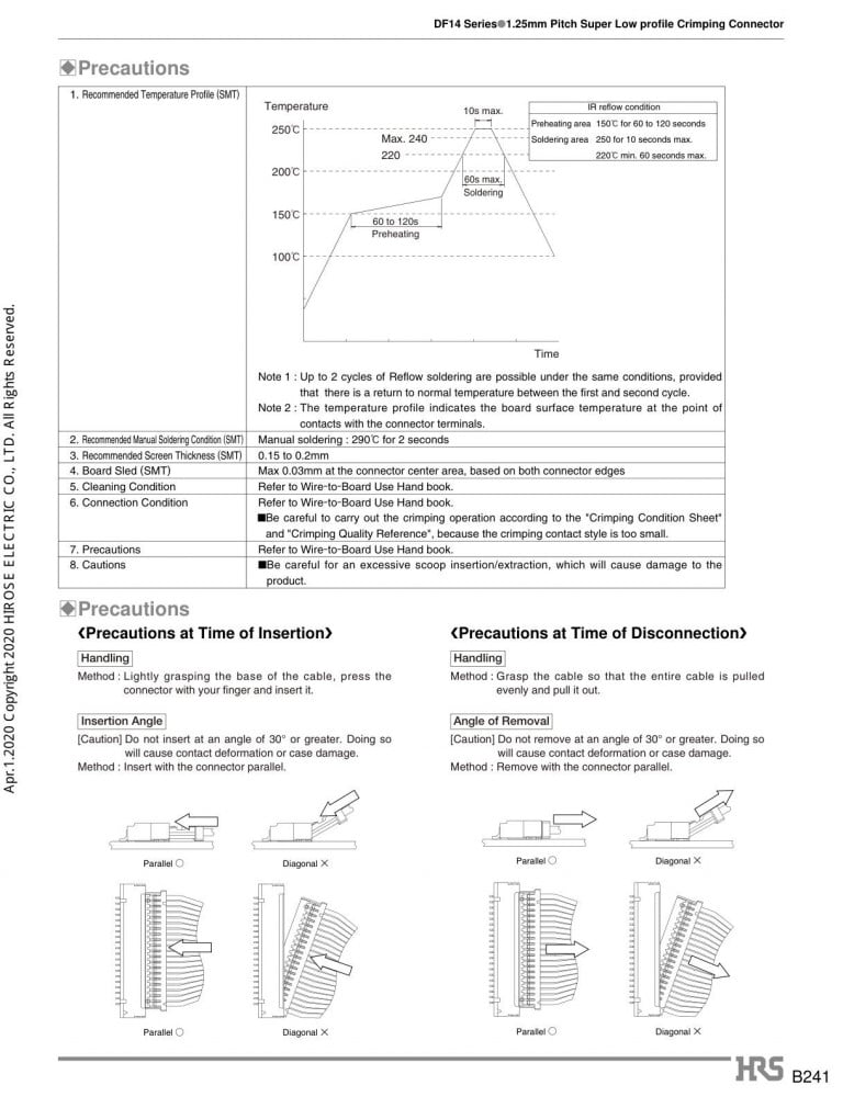 DF14 series technical document page 8