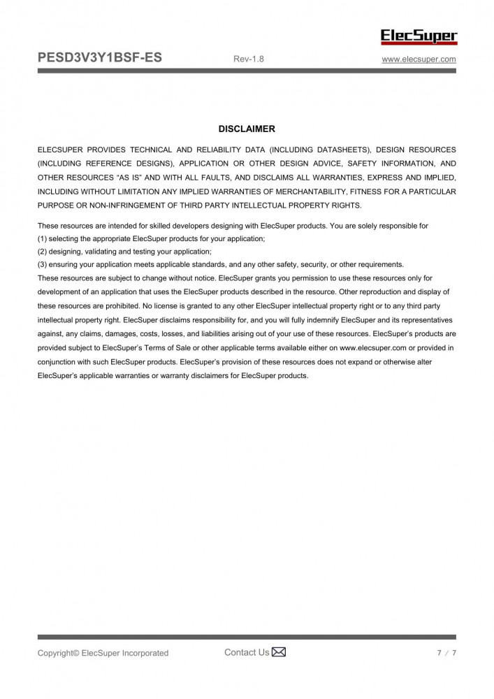 PESD3V3Y1BSF-ES datasheet page 7