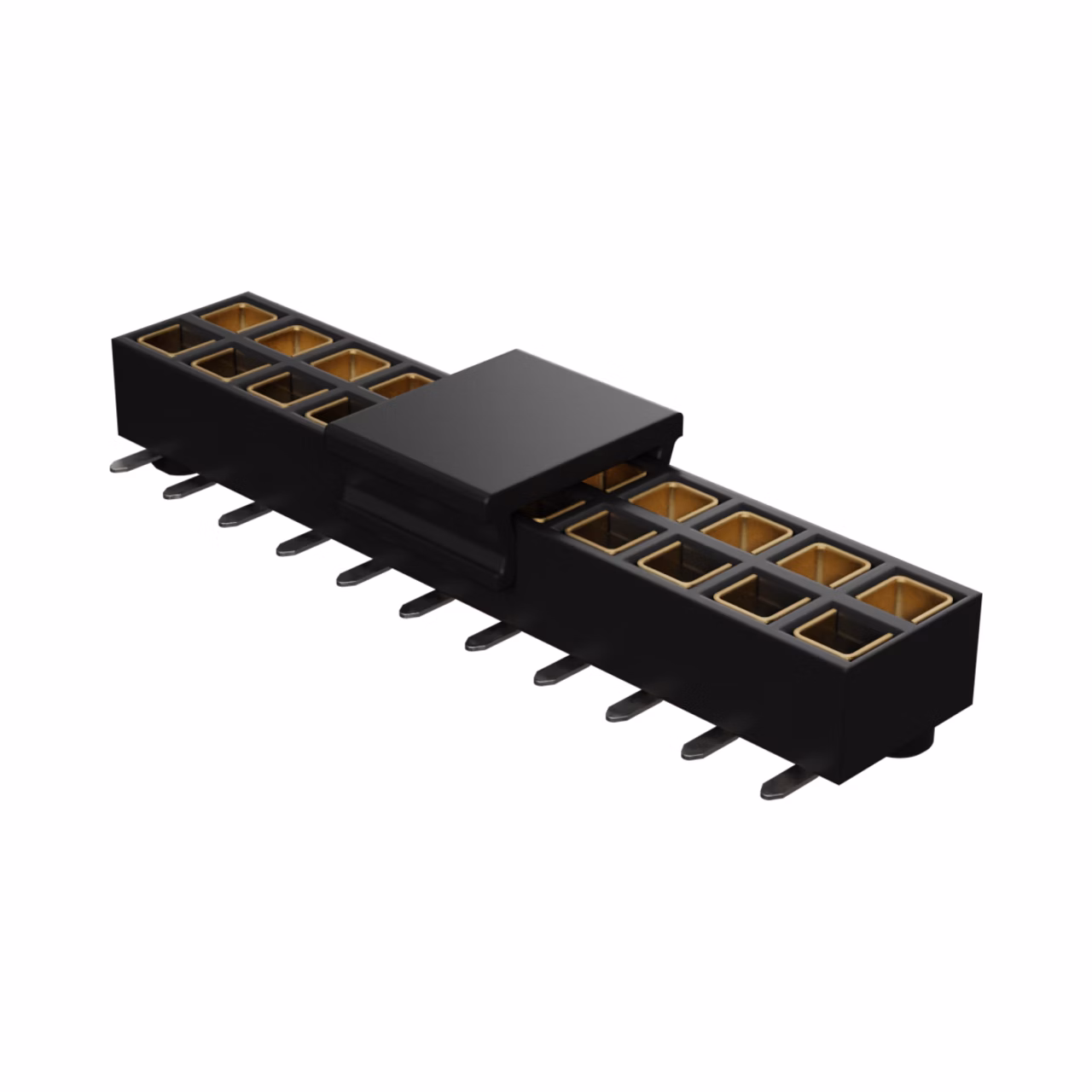 2.00mm Pitch Milli-Grid Receptacle, Surface Mount, Bottom Entry, 0.13µm Gold (Au) Plating, 22 Circuits, with Pick-and-Place Cap, with Peg, Tape and Reel, Lead-Free for sale