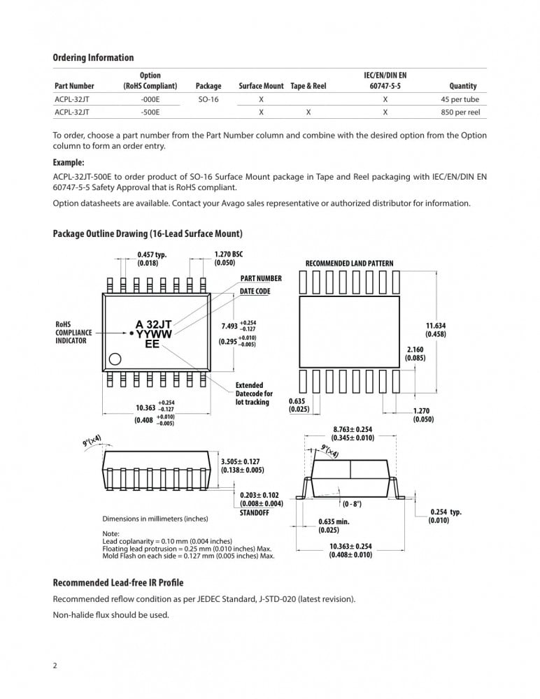 ACPL-32JT datasheet page 2