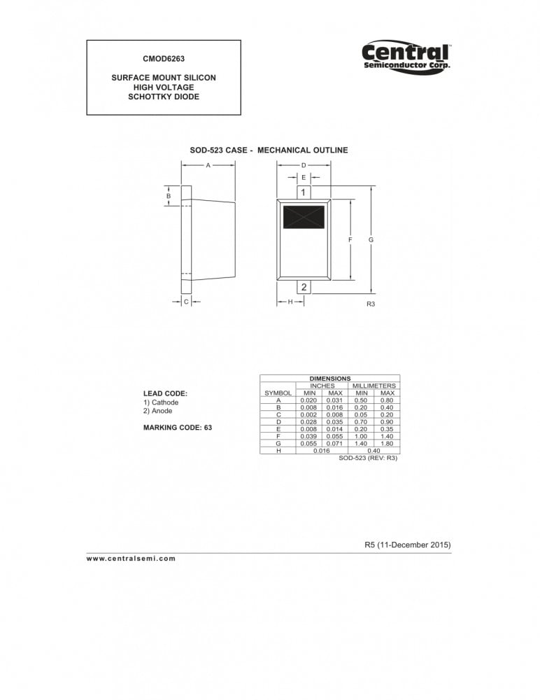 CMOD6263 datasheet page 2