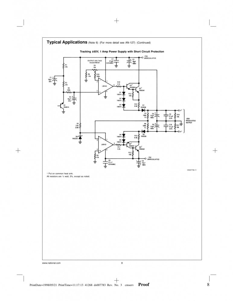 LM143H/883 datasheet page 10