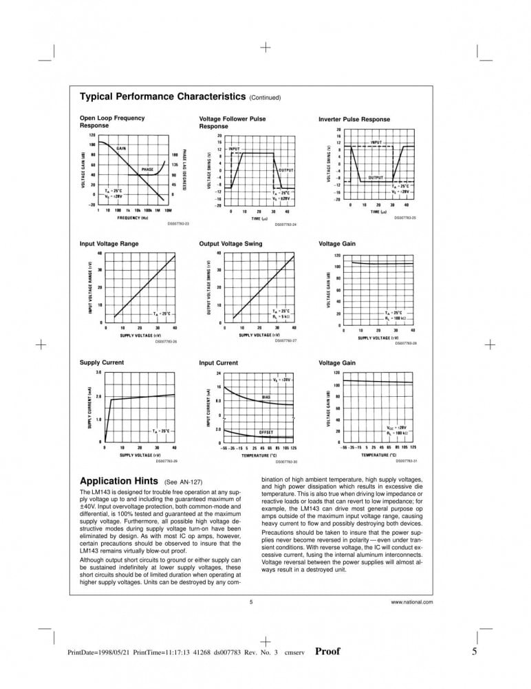 LM143H/883 datasheet page 7