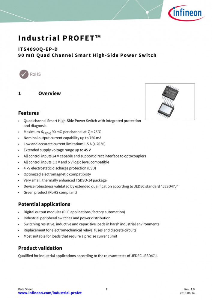 ITS4090QEPDXUMA1 datasheet page 1